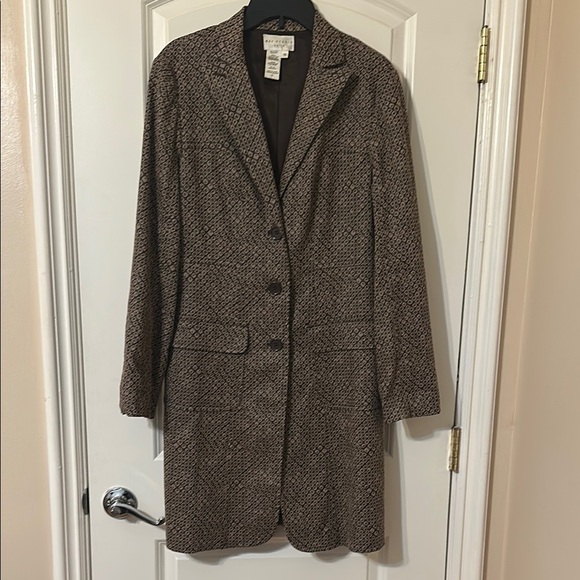 Max Studio | Jackets & Coats | Max Studio Suits Brown Blazer Tailored ...